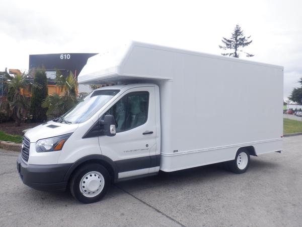2016 Ford Transit T-350 14 Foot Cube Van With Rear Shelving | Repo.com