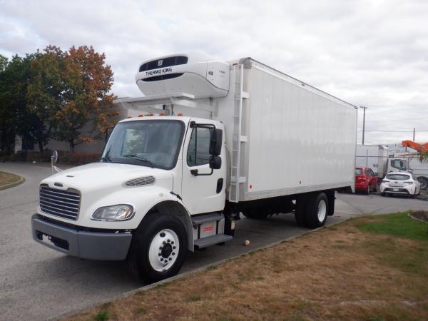2013 Freightliner M2 106 22 Foot Reefer Cube Van Diesel With Air Brakes ...
