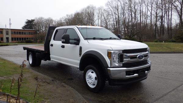 2019 Ford F-550 Flat Deck Crew Cab 4WD Dually | Repo.com