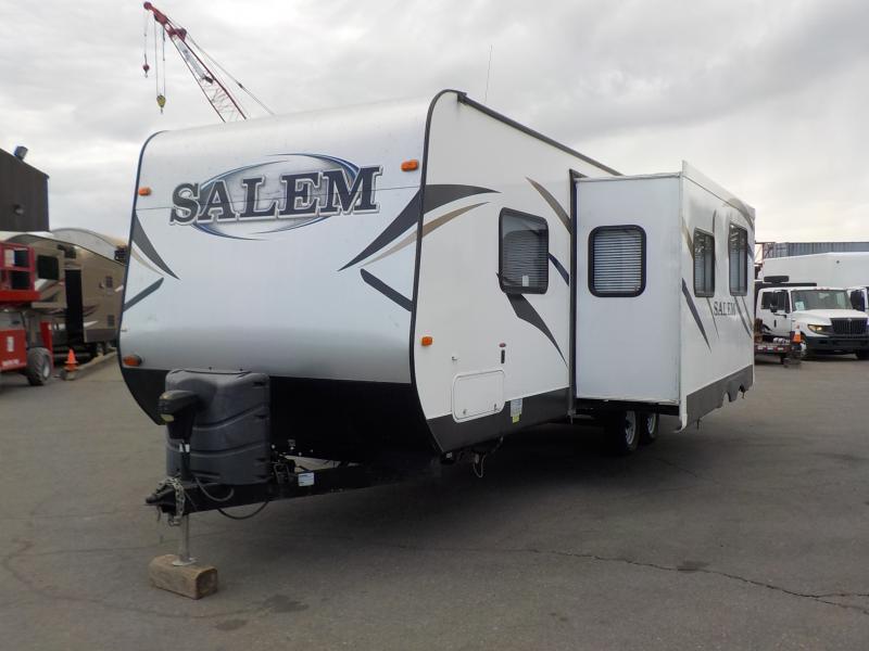 2014 Forest River Salem T27DBUD 27 Foot Travel Trailer with 1 Slide Out ...