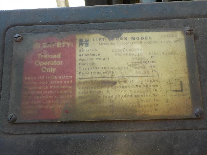 2003 Hyster S80 Propane Powered Forklift | Repo.com