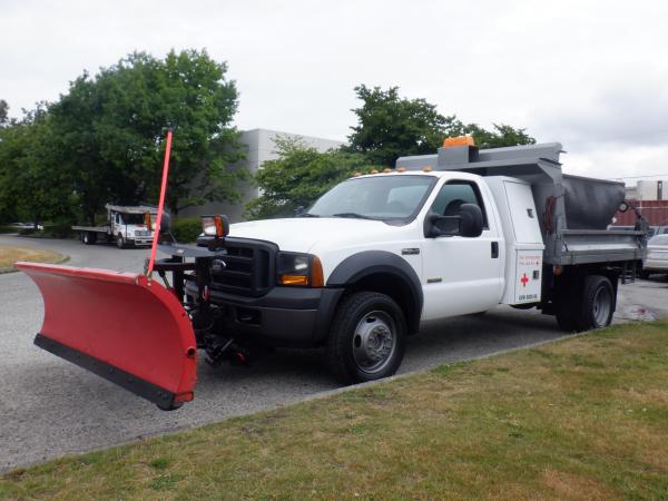 2006 Ford F-550 XL Superduty Plow Truck with 9 Foot Dump Box Dually ...
