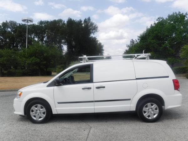 2012 RAM Caravan Cargo Van Ladder Rack and rear shelving | Repo.com