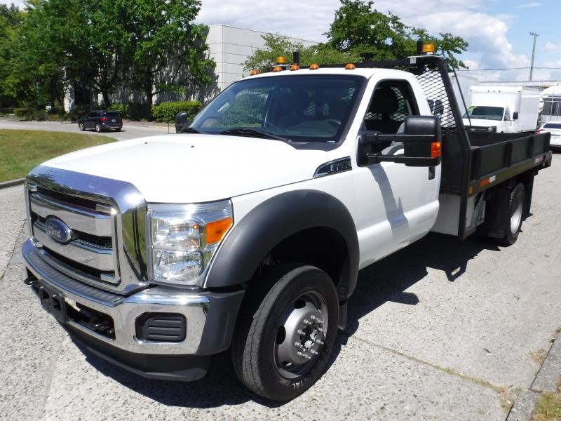 2015 Ford F-450 SD Regular Cab Dually 4WD 12 foot flat deck | Repo.com
