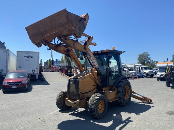2008 Case Super 580M Backhoe Loader 4x4 With Rear Stabilizers Diesel ...