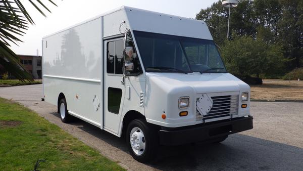 2012 Ford Utilimaster Step Cargo Van With Rear Shelving Propane Gas ...