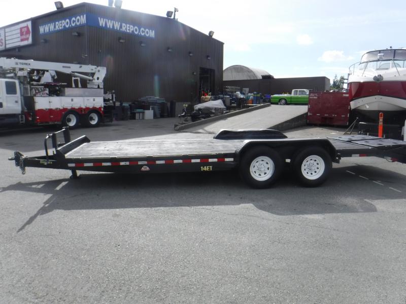 Repo.com | 2016 Big Tex 14ET 19 Foot Tandem Axle Flat Deck Trailer