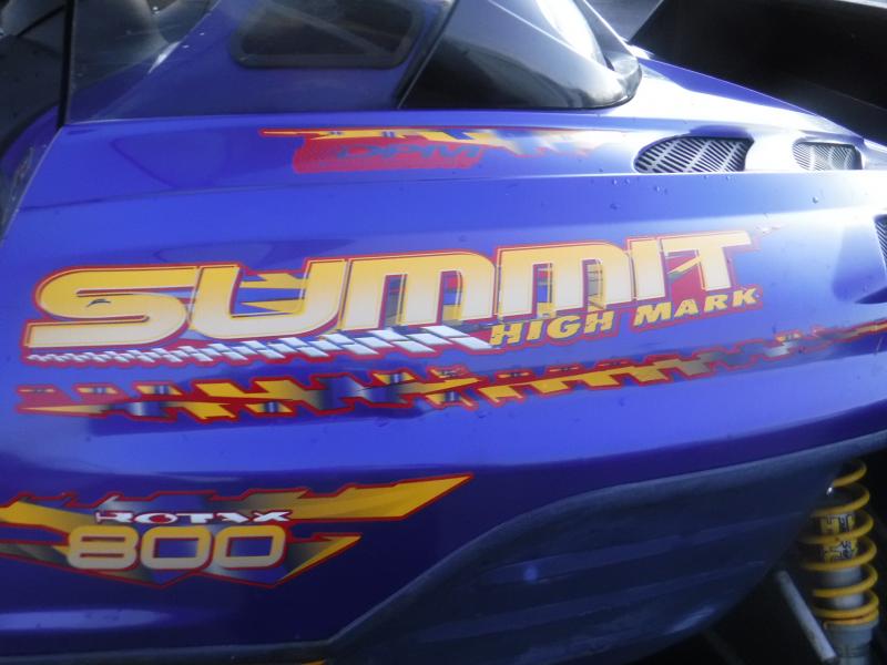 2001 Ski Doo Summit Rotax 800 Ski Doo Package Includes 2 Ski Doos And ...