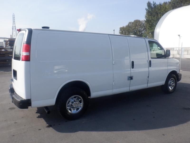 2012 Chevrolet Express 2500 Extended Cargo Van With Rear Shelving ...
