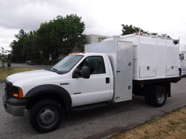 2007 Ford F-550 Dump Regular Cab 4WD Dually Diesel Landscaper chipper ...
