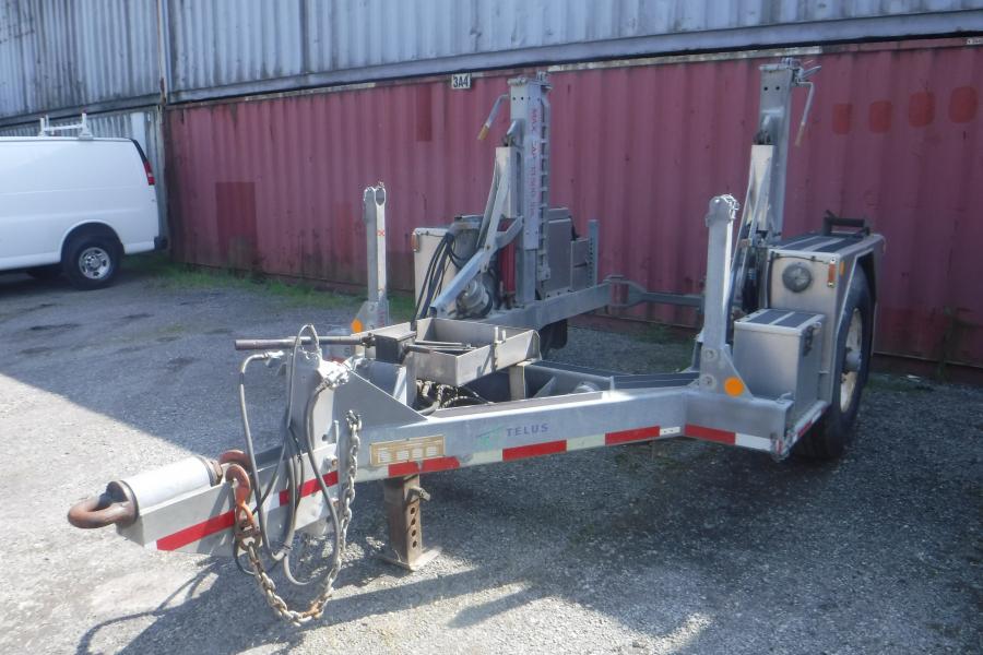 1996 Columbia Remtec CRT-9 Mobile Reel Spool Cable Trailer with Air ...
