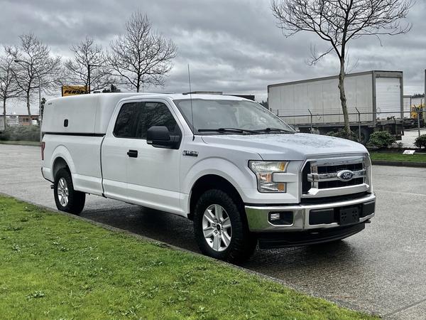 2017 Ford F-150 XLT SuperCab Long Box 4WD with Canopy and Shelving ...