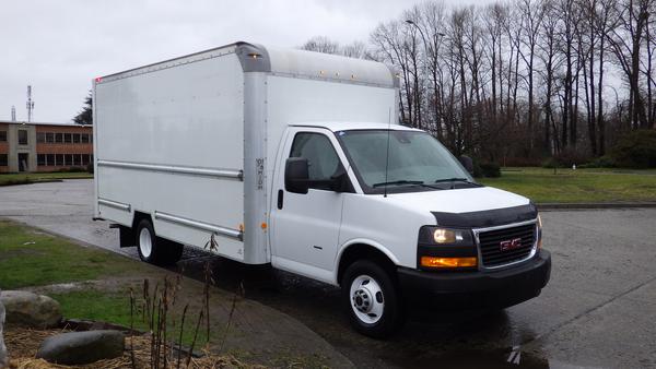 2019 GMC Savana G3500 16 Foot Cube Van | Repo.com