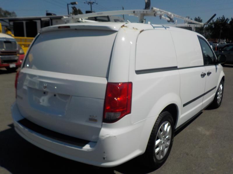 2014 Dodge Caravan Cargo Van with Bulkhead Divider, Shelving, & Ladder ...