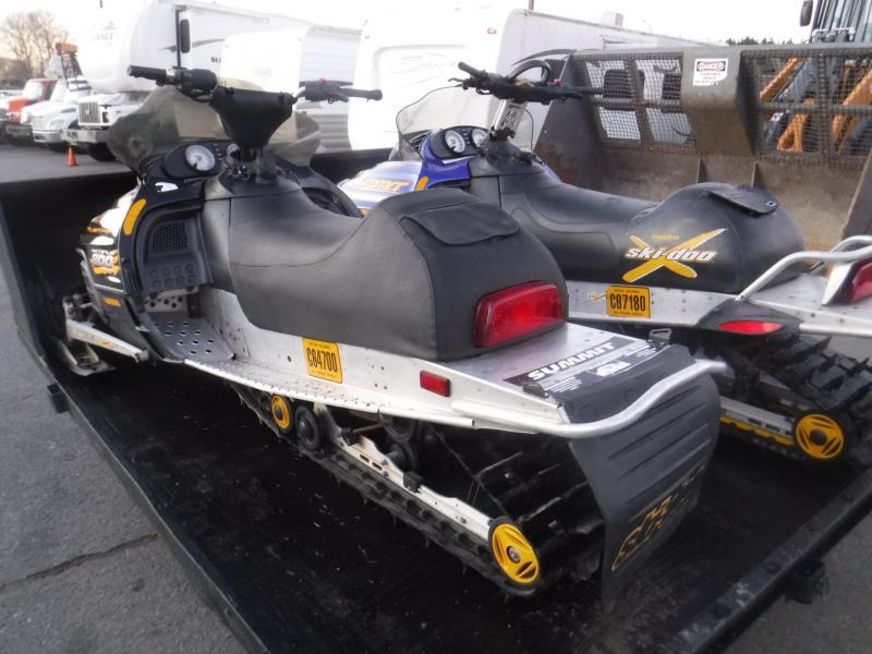 2001 Ski Doo Summit Rotax 800 Ski Doo Package Includes 2 Ski Doos And ...