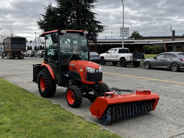 2018 Kubota B2650 4x4 Diesel Tractor with Sweeper, Sander & Climate ...