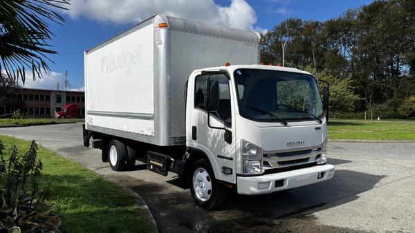 2016 Isuzu NPR 16 Foot Cube Van With Power Tailgate 3 Seater Diesel ...