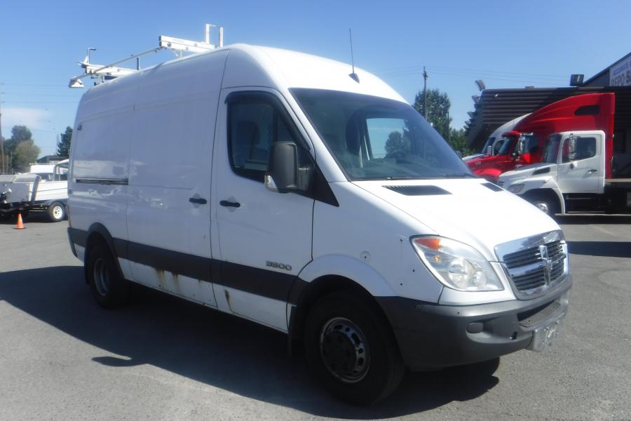 2008 Dodge Sprinter 3500 144-in. WB High Roof Dually Diesel Cargo Van ...