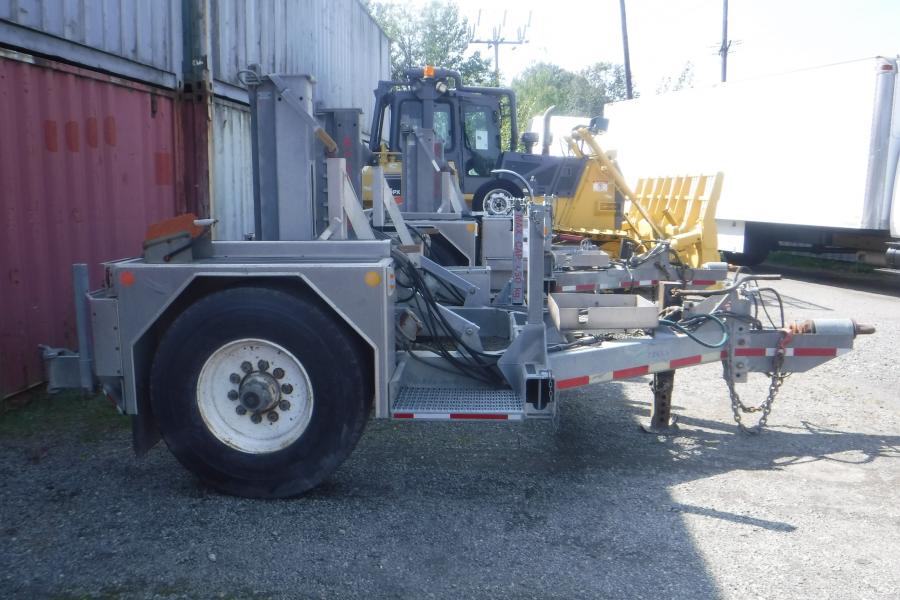 1996 Columbia Remtec CRT-9 Mobile Reel Spool Cable Trailer with Air ...