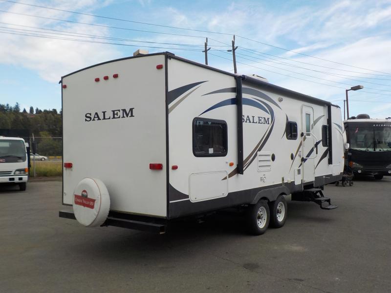 2014 Forest River Salem T27DBUD 27 Foot Travel Trailer with 1 Slide Out ...