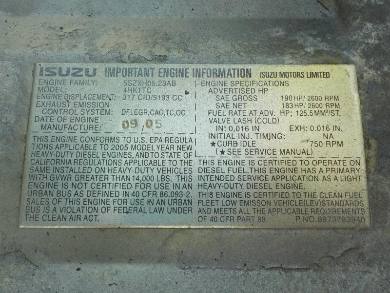 2006 Isuzu Npr Lcf 14 Foot Service Truck Turbo Diesel | Repo.com