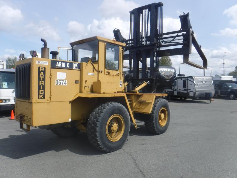 1972 Patrick AR10-C 4x4 Rough Terrain Forklift With Clamps | Repo.com