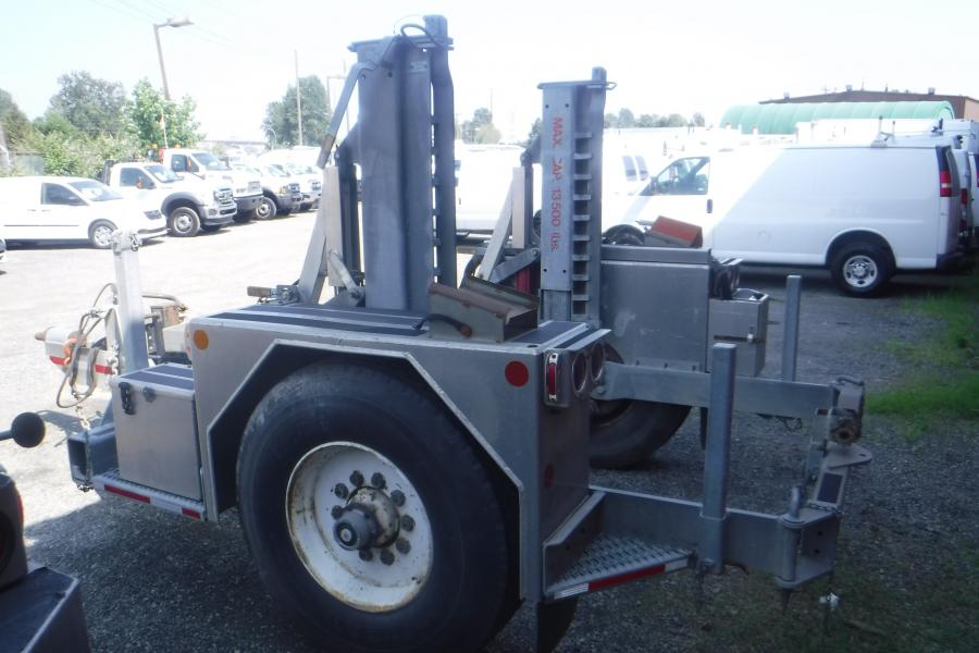 1996 Columbia Remtec CRT-9 Mobile Reel Spool Cable Trailer with Air ...