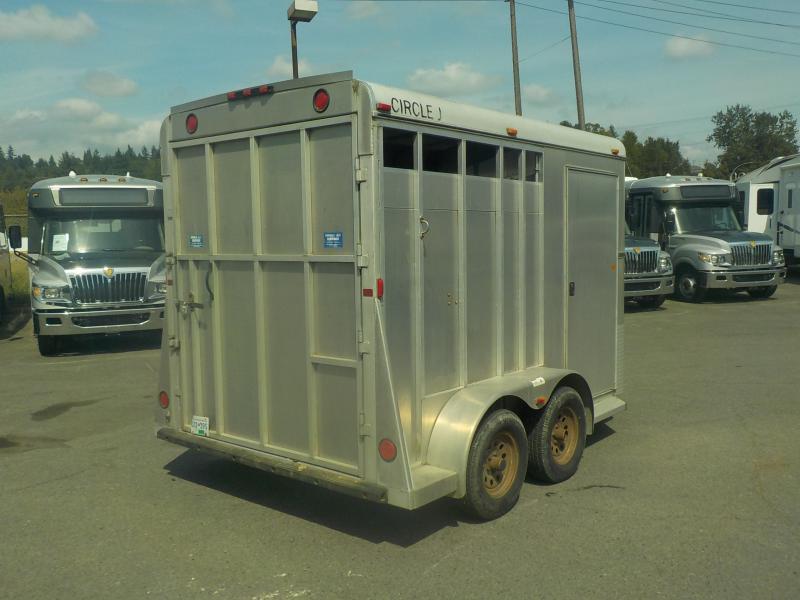 2005 Circle J 2H Lightning SX Aluminum 2 Horse Angle Haul Step-in Horse ...