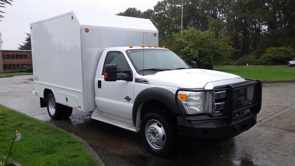 Repo.com | 2011 Ford F-550 Cube Van Rear workshop 4WD Diesel Dually ...