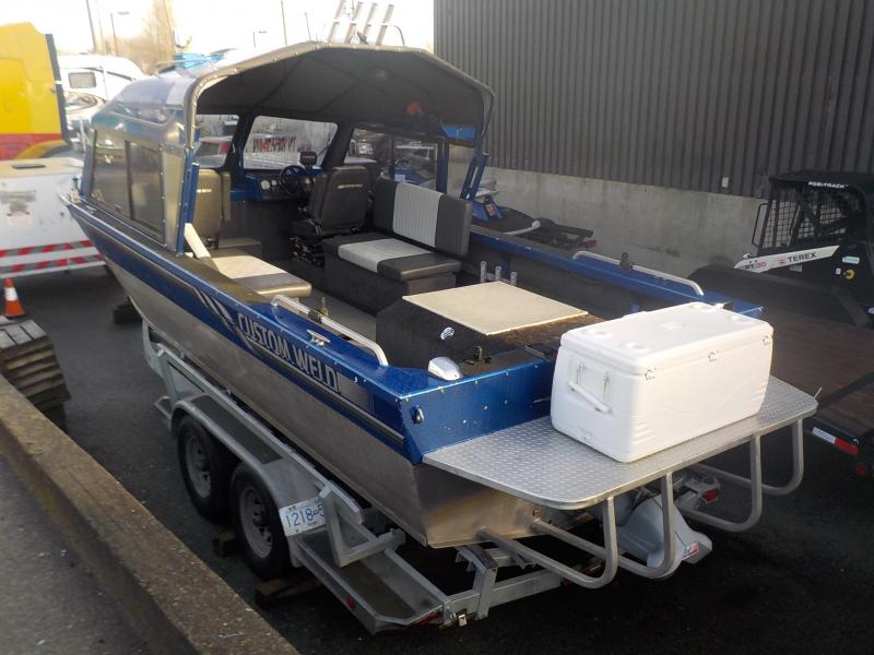 2006 Custom Weld 22 Foot Aluminum Boat With Kodiak Vortec 8100 Jet ...