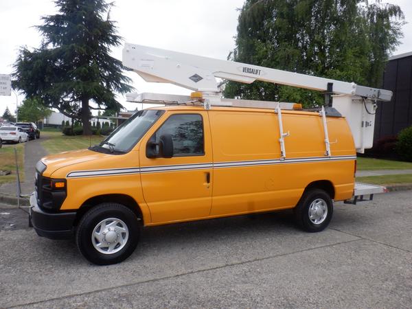 2014 Ford E-350 Cargo Van Bucket Truck | Repo.com