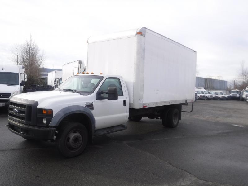 2010 Ford F-450 SD Dually 16 Foot Cube Van Diesel 2WD With Ramp | Repo.com