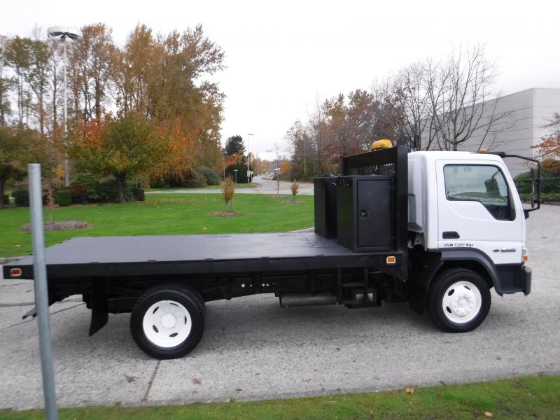 2006 Ford LCF 450 14 Foot Flat Deck Regular Cab Dually 2WD Diesel ...