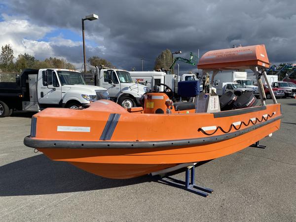 2007 Fassmer 20 Foot Fast Rescue Boat with Twin Yamaha Outboard Motors ...