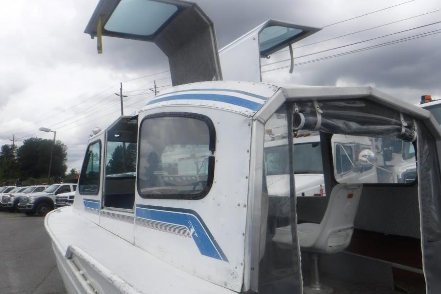 2000 Custom Aluminum River Jet Boat 24 Foot With Insulated Cabin with ...