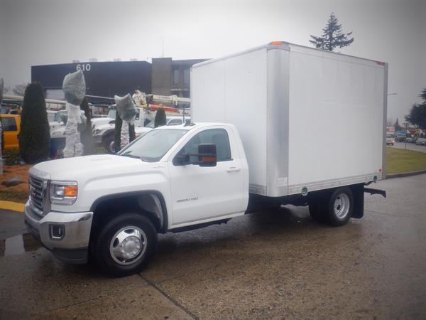 2015 GMC Sierra 3500HD Cube Van 9.5 Foot 4WD Diesel | Repo.com