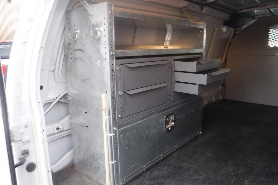 2012 Ford Econoline E-150 Cargo Van with Bulkhead Divider, Rear ...