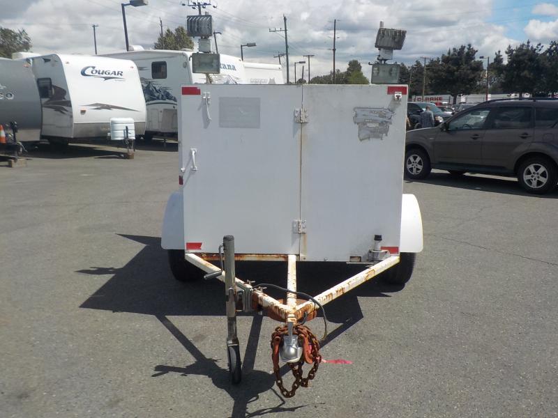 2004 Utility Trailer with 2 Gas Generators and 2 Water Pumps & Flood ...