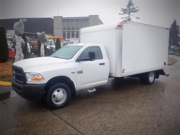 2012 Dodge Ram 3500 Cube Van With Rear Shelving | Repo.com