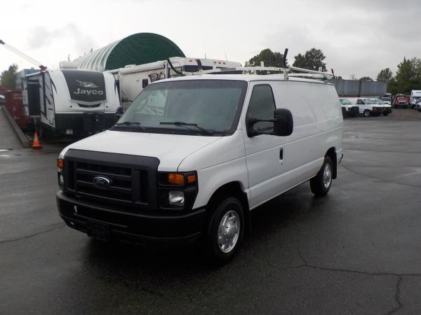 2010 Ford Econoline E-150 Cargo Van w/ Shelving & Ladder Rack | Repo.com