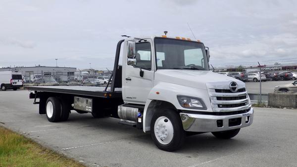 2018 Hino Conventional Cab 20 Foot Tow Tilt Deck with Rear Towing ...