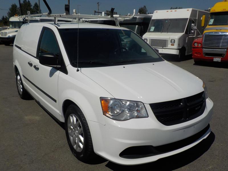 2014 Dodge Caravan Cargo Van with Bulkhead Divider, Shelving, & Ladder ...