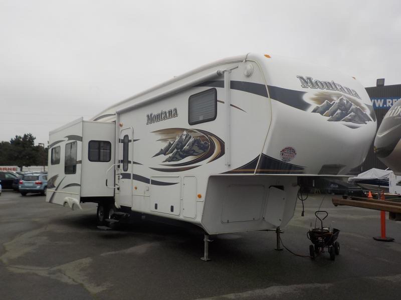 2011 Keystone Montana 3400RL Fifth Wheel Travel Trailer with 4 Slides ...