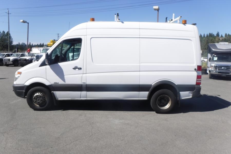 2012 Mercedes-Benz Sprinter 3500 144-in. WB Cargo Van High Roof Dually ...