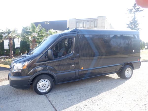 2017 Ford Transit T-350 Bullet-Proof Glass 2 Seater Cargo Van Dually ...