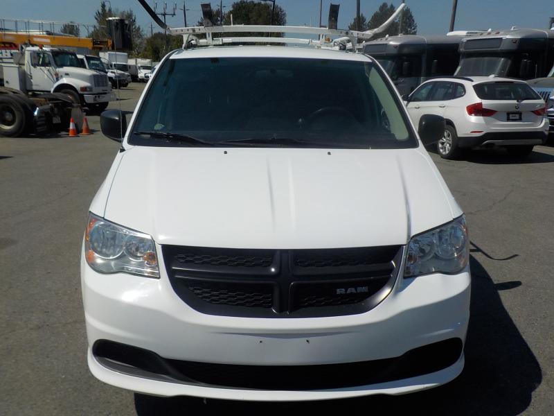 2014 Dodge Caravan Cargo Van with Bulkhead Divider, Shelving, & Ladder ...