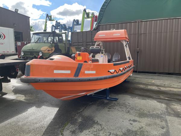 2007 Fassmer 20 Foot Fast Rescue Boat with Twin Yamaha Outboard Motors ...