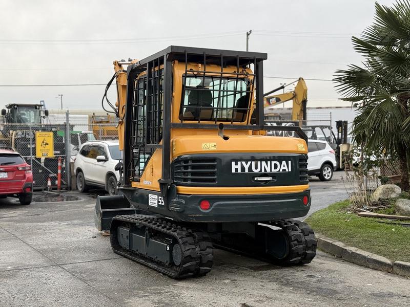 2022 Hyundai R55-9A Tracked Excavator with Hydraulic Thumb and Clean Up ...