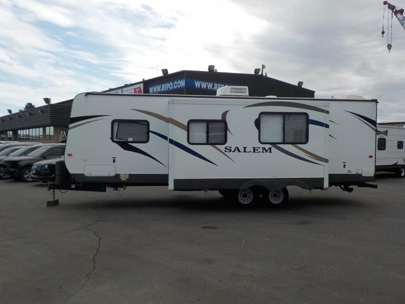 2014 Forest River Salem T27DBUD 27 Foot Travel Trailer with 1 Slide Out ...
