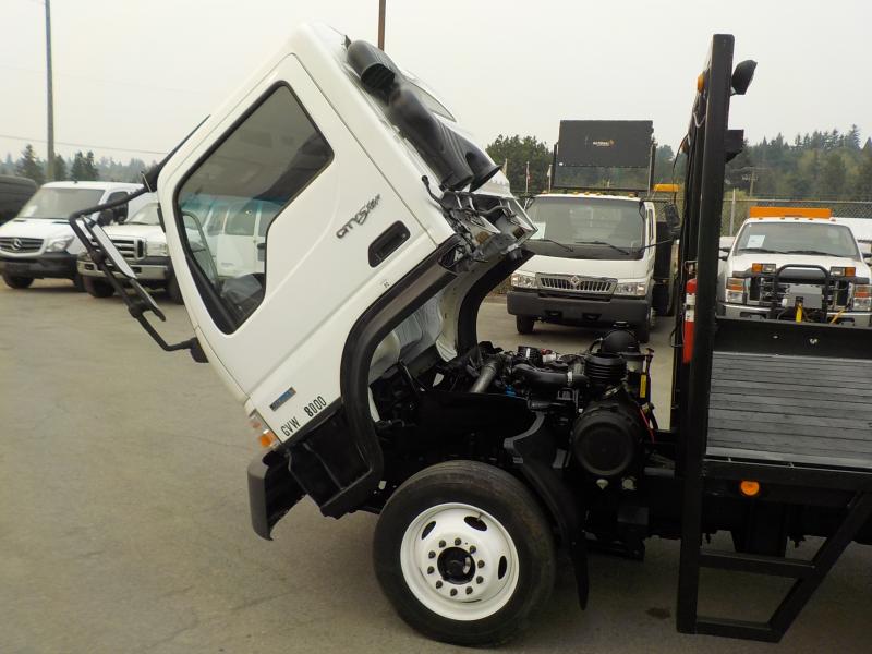 2008 International CF 600 City Star 14 Foot Dually Flat Deck Diesel w ...